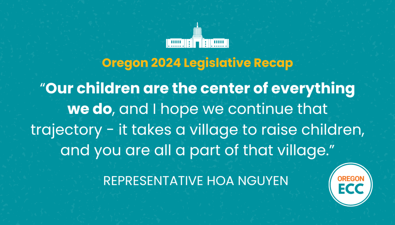 Short and Sweet: Oregon's 2024 Legislative Session - Children's Institute